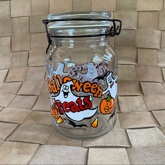 Vintage | Holiday | Vintage Halloween Treats Jar | Poshmark